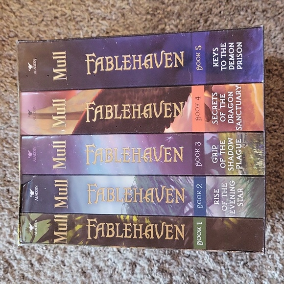 Source Unknown | Other | Nwt Fablehaven 5 Softcover Book Set By Brandon ...